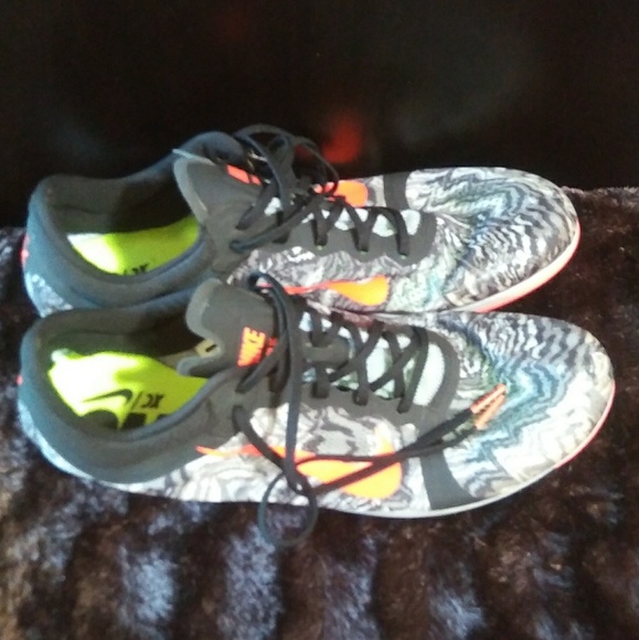 Nike | Shoes | Orange Neon Swoosh Nike Racing Shoe | Poshmark